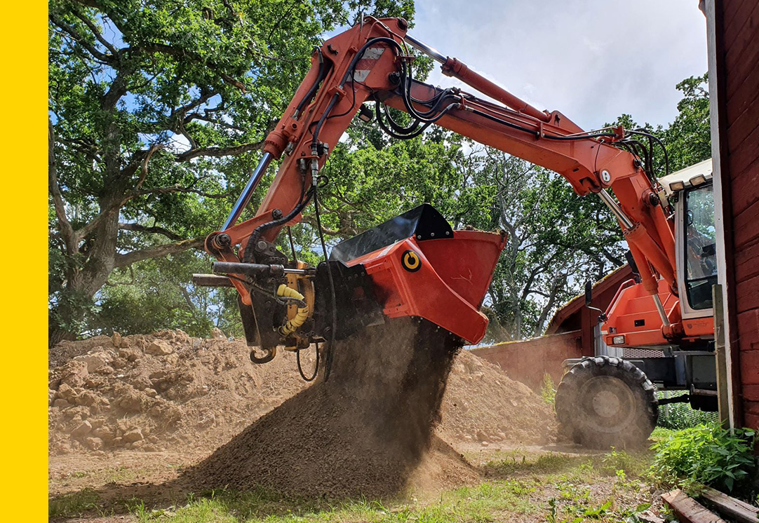 ALLU TRANSFORMER筛分破碎铲斗剔除自然保护区内的外来物种 - ALLU Screening and Crushing ...